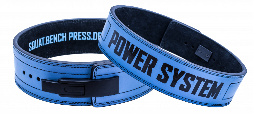 Power System | Powerlifting Lever Belt Full Power - Blue